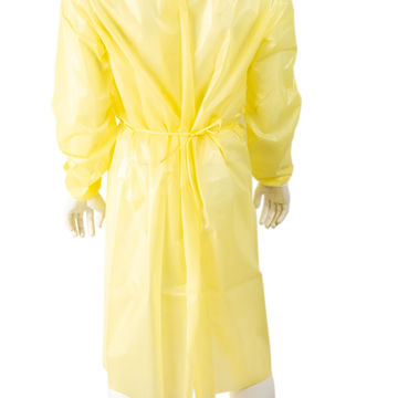FDA yellow waterproof gown protective isolation gown for hospital use ...