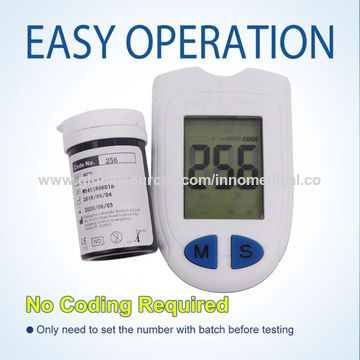 Buy Wholesale China Extracare Blood Glucose Strip Test Kit All In One ...