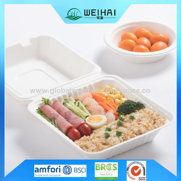Food Packing Take Away Biodegradable Disposable Food Container, To Go ...