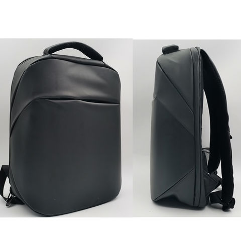 Buy Wholesale China Trendy Unisex Black Pu Backpack Pu Daypack Bag For ...