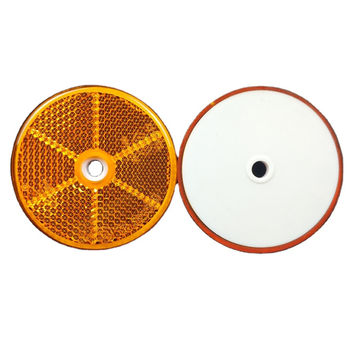 Buy Wholesale China 60mm Reflective Round Reflex Reflector With Hole ...