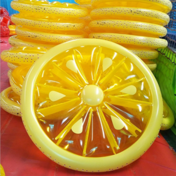 Buy Wholesale China Wholesale 160cm Air-filled Lemon Floating Bed ...