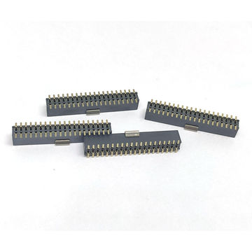 Buy Wholesale China 40 Pin Gold Plated 1.27mm Female Pcb Socket & Pin ...