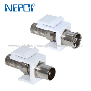 Buy Wholesale China Keystone Type Tv Male & Female Connector Module ...