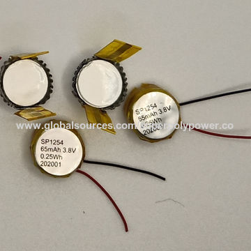 Buy Standard Quality China Wholesale 3.8v/65mah Softpack Rechargeable ...