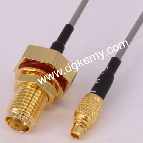 Ip67 Ip68 Sma To Mmcx 1.37mm Waterproof Cable Sma Female Bulkhead Jack ...