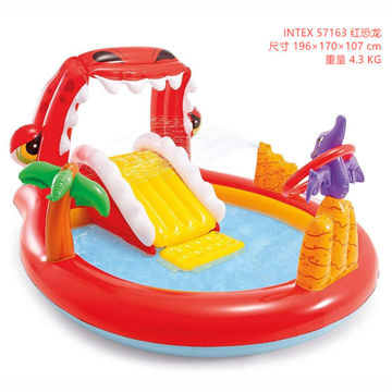 Summer Waves Kiddie Garden Inflatable Jungle Animal Play Center ...
