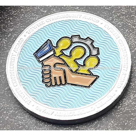 Bulk Buy China Wholesale Custom Cybersecurity Award Medal With Teamwork ...