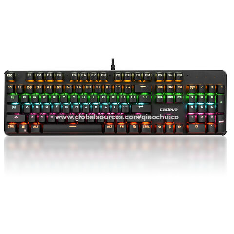 Factory Wholesale 104 Keys Macro Mechanical Gaming Keyboard with 9 ...