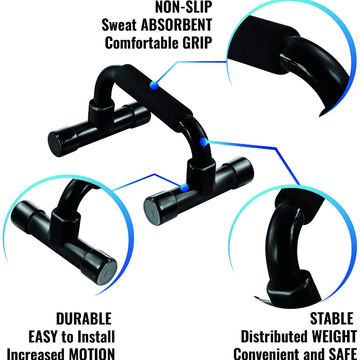 Portable plastic pull push up bar, muscle exercise plastic bar fitness ...