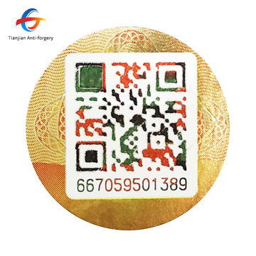 China Factory direct sale custom patented label anti-counterfeiting 3D ...