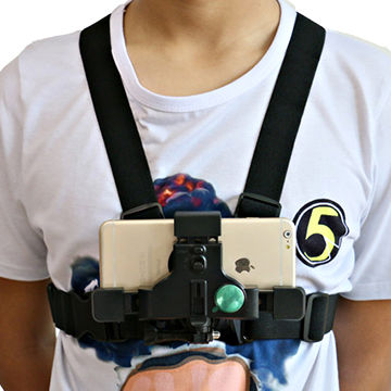 Mobile Phone Outdoor Sports Elastic Chest Strap Phone Mount Adjustable ...