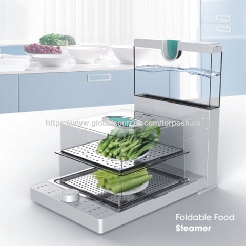 Buy Wholesale China Foldable Food Steamer Steamer And Food Processor 10 ...