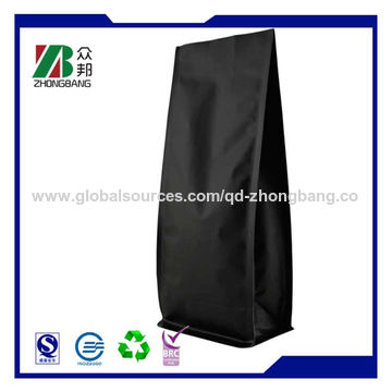 Plastic food packaging flat bottom pouch for protein,zip lock laminated ...