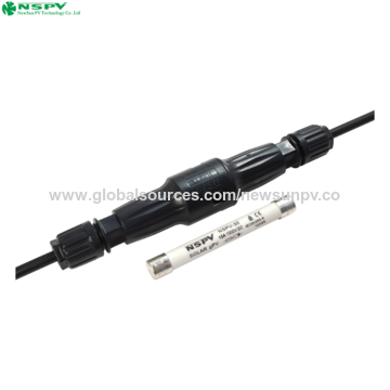 China Solar inline fuse connector 1500VDC solar fuse holder with inline ...