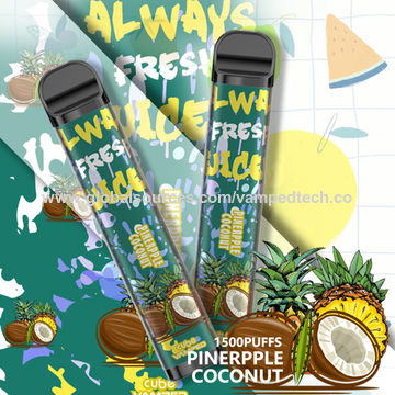 China Pineapple Coconut Milk Disposable vape factory direct sale e ...