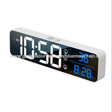 Buy Wholesale China Smart Led Mirror Electronic Clock Portable Home Usb ...