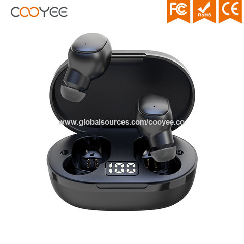 8 hours playing time TWS earbuds customized brand Black wireless TWS ...