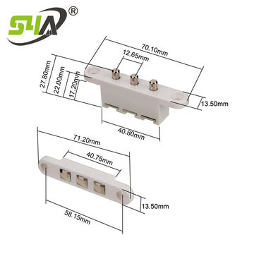 Buy Wholesale China 3 Pin Door Power Transfer Door Contacts Access ...