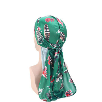 Buy Wholesale China Customs Men Silk Durag Printing Seamless Silky ...