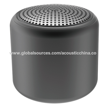 2021 New mini creative audio compact and convenient round mini speakers ...