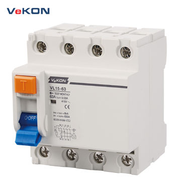 China 2P 4P 30mA 100mA 300mA Residual Current Circuit Breaker RCCB Gold Supplier on Global ...