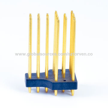 Machined Pin header, 2.54mm Pitch 16PIN,PCB type pin 0.8mm, Machined ...