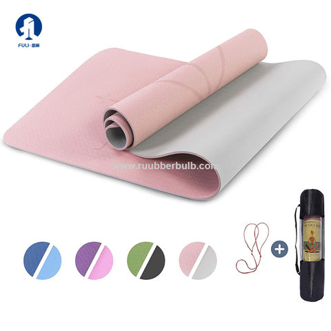 Buy Wholesale China Fuli Tpe Yoga Mat Set Non Slip Pilates Gym Sports ...