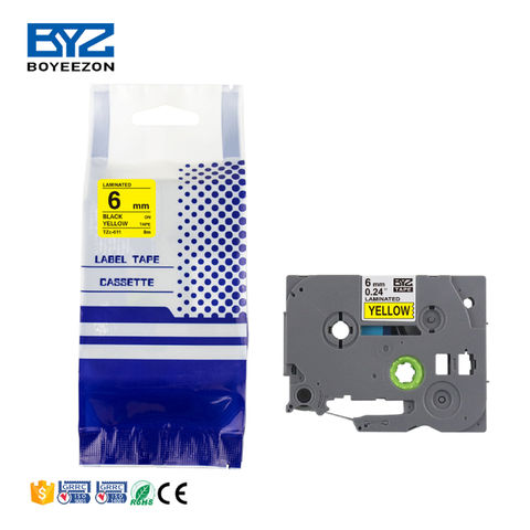 Buy Wholesale China Tze 611 Black On Yello Hot Sell Printing Ribbon ...