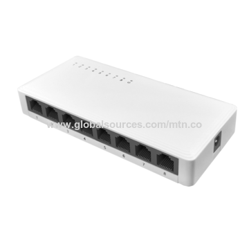 China 8 Ports 10/100/1000mbps MINI Desktop Gigabit Unmanaged Switch on ...