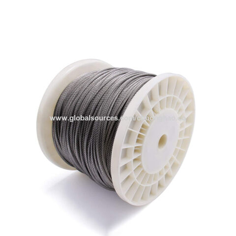 China 1x7 AISI 304 / AISI316 Inox cable 5/16" 1/4" Stainless Steel Wire ...