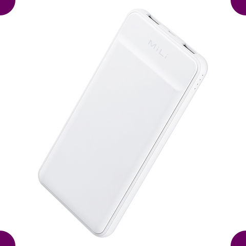 MiLi Large-Capacity 10000mAh Fast Charging Compact Power Bank LED ...