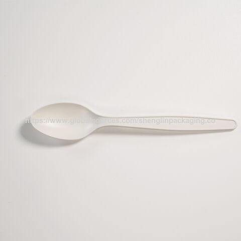 7 inch disposable cornstarch biodegradable cutlery cornstarch fork ...