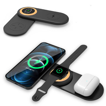 Buy Wholesale China Foldable Led Light Wireless Charger 3 In 1 Fast ...