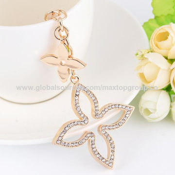 Buy Wholesale China Fancy Keychains For Women Handbags Crystal With Key ...
