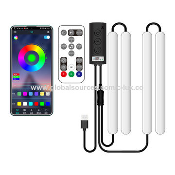 Buy Wholesale China Smart Bluetooth Rgb Led Car Ambient Light With Ir ...