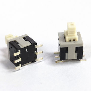 Buy Wholesale China Push Button Switch, 2p2t 6pin Smd Self Locking ...