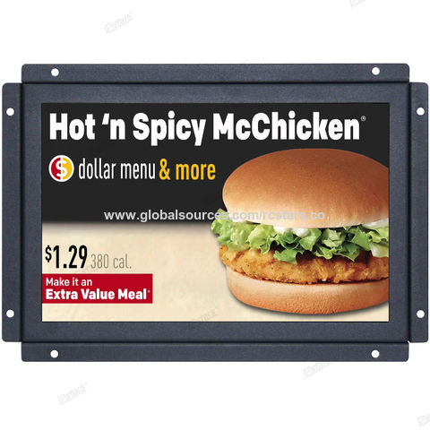 Buy Wholesale China 10.1" Wall Mount Open Frame Lcd Monitor Touch ...