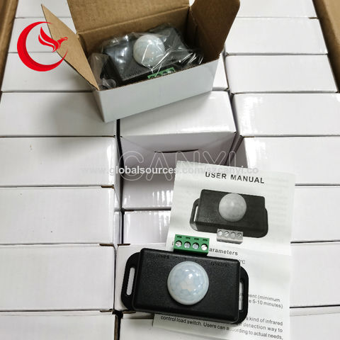 China DC 12V 24V 8A Automatic Adjust PIR Motion Sensor Switch IR ...