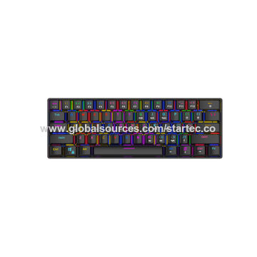 Mini 60% ultra compact Rainbow/RGB Mechanical keyboard, RGB mechanical ...