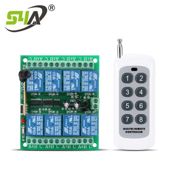 Buy Wholesale China 8 Channels Rf Remote Control Transmitter Receiver ...