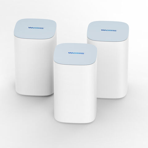 China Easy Setup Smart Home Wifi Coverage 3 Pack Tri-Band Wireless Mesh ...