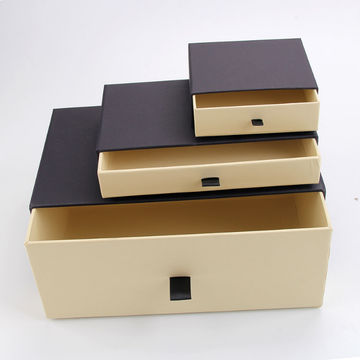 Buy Wholesale China Kraft Paper Drawer Box Slide Out Match Drawer ...