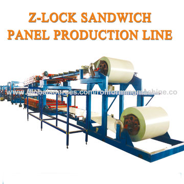 Z-look sandwich wall panel machinery production line aluminum sandwich ...
