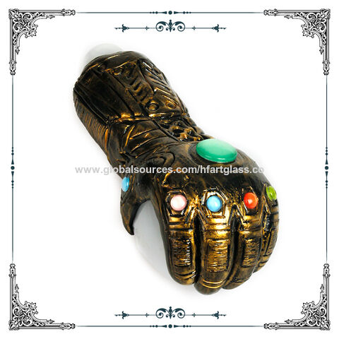 Buy Wholesale China Thanos Infinity Gauntlet Glass Smoking Pipe 3d Bong ...
