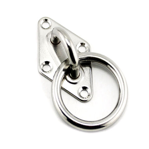 China High polished stainless steel marine grade diamond eye plate pad ...