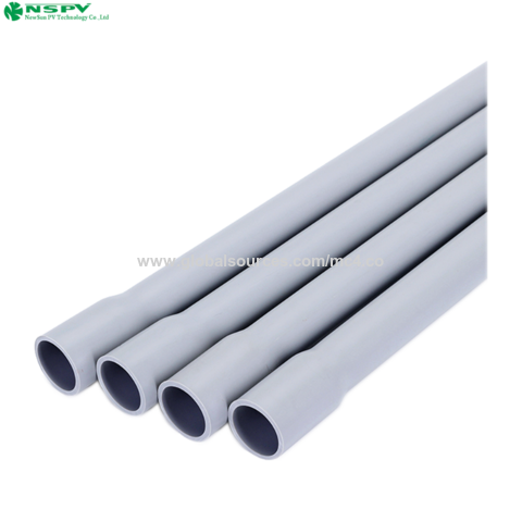 Buy Wholesale China Grey Upvc Rigid Md Electrical Conduit With Bell ...