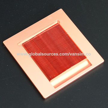 China OEM custom high density copper skiving fin heat sink /heat ...