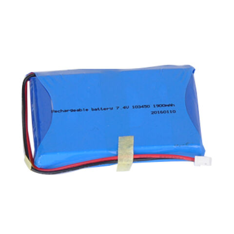 Buy Wholesale China Lithum Polymer Kc Certificated 7.4v 103450 1900mah ...