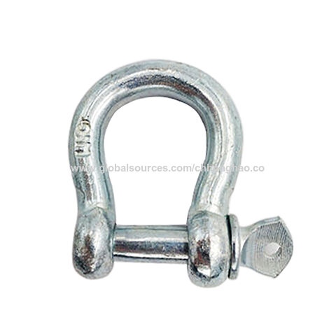 Buy Wholesale China European Type Galvanized Bow Shackle With Collar ...
